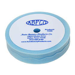 FOAM WAFFLE FINISHING PADS - BLUE 8" 2/PACK: Auto Beauty Products Company